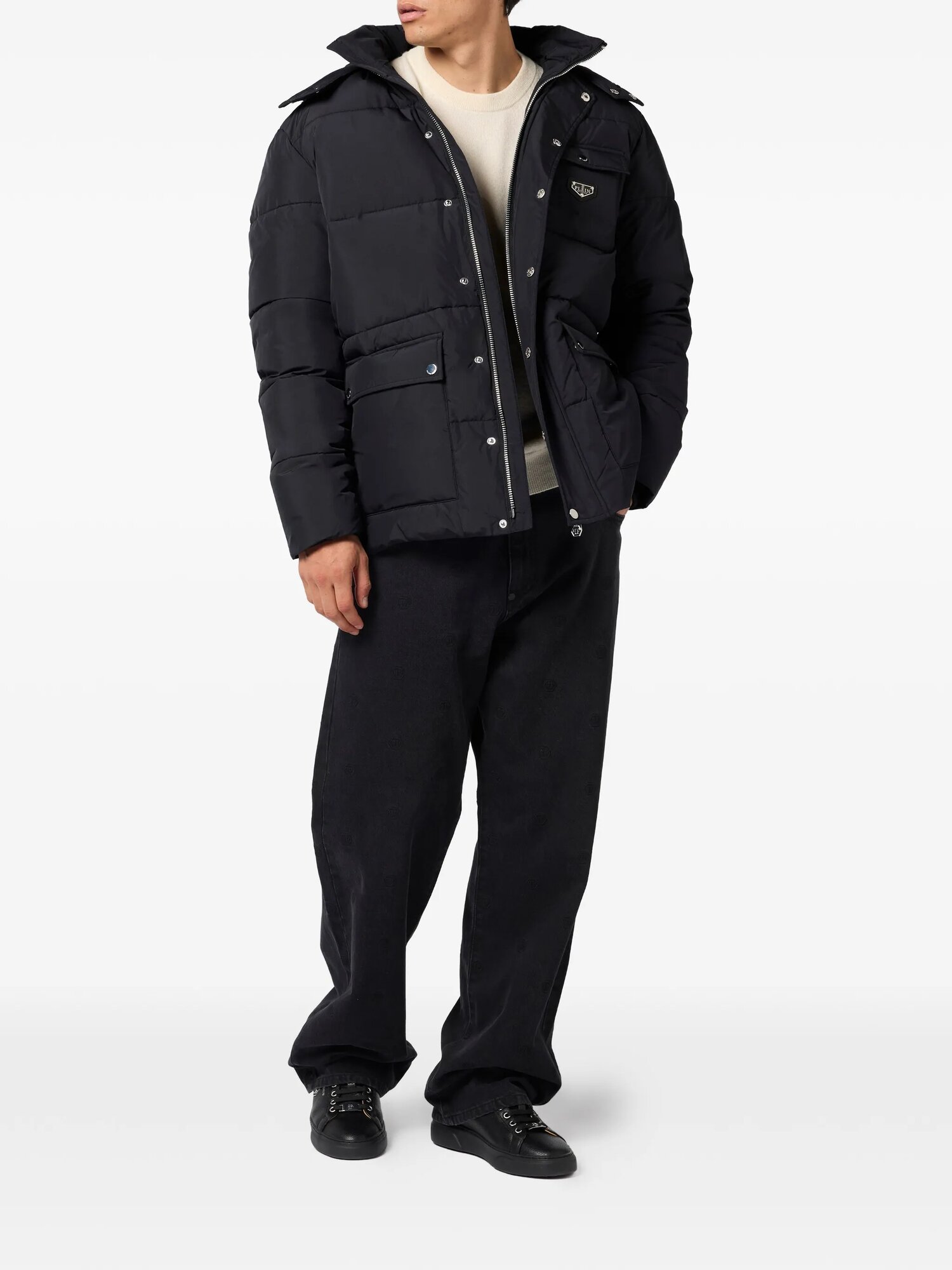 Куртка PHILIPP PLEIN, размер 4XL, black/black — фото 1