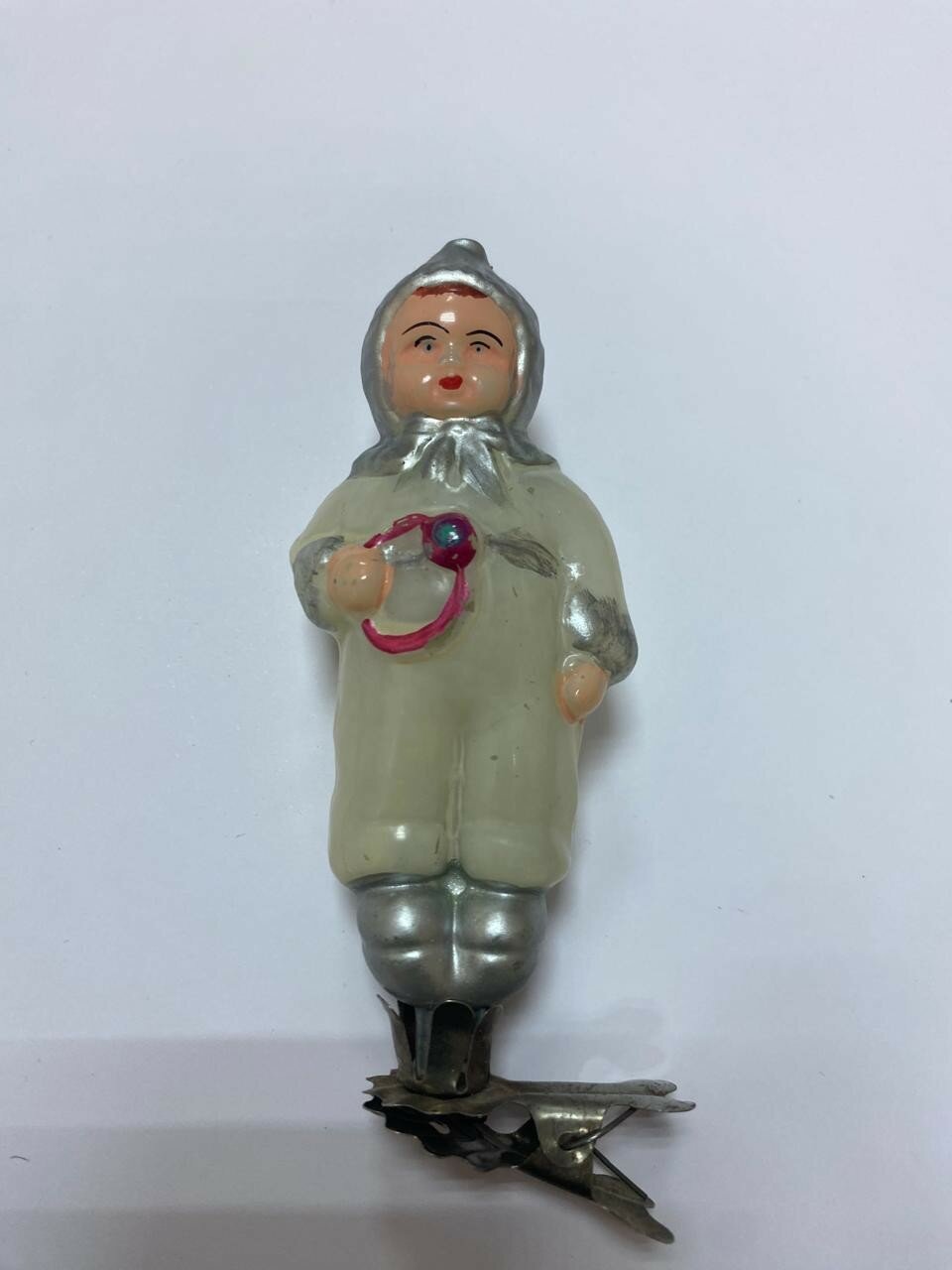 Игрушка на елку Ребенок с погремушкой