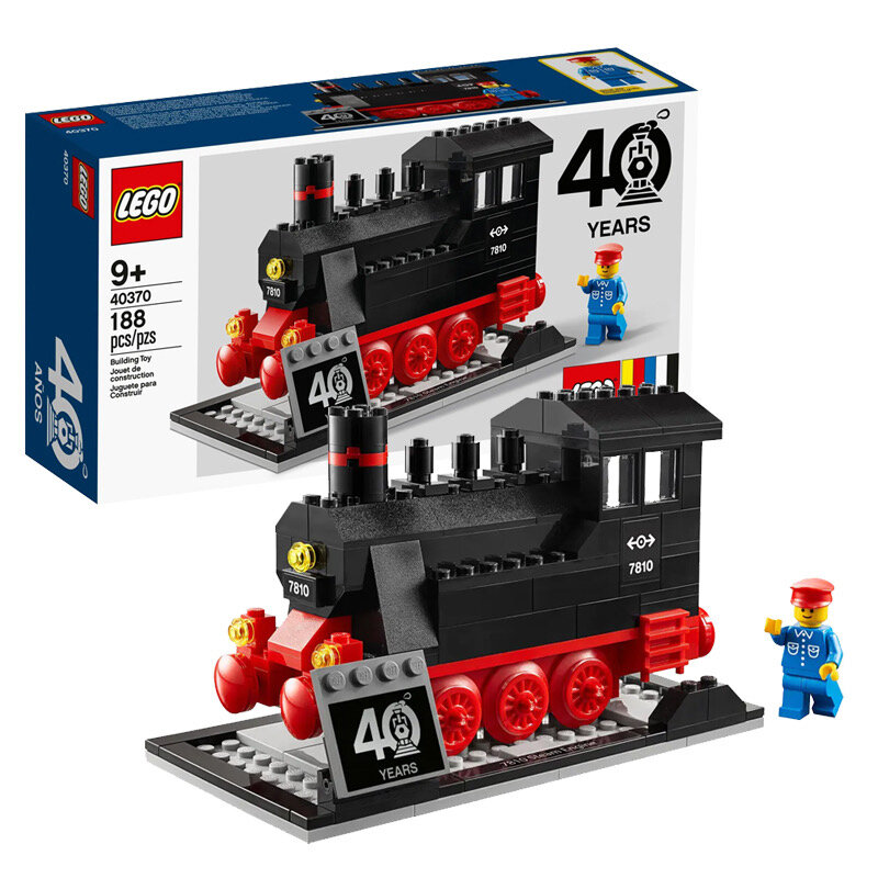 Набор конструктора унисекс LEGO 40370 Поезд к 40-летию серии Trains