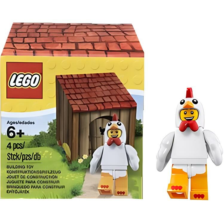 Конструктор унисекс LEGO Classic Курятник и аксессуары Chicken Coop Chicken Outfit, 4 шт.
