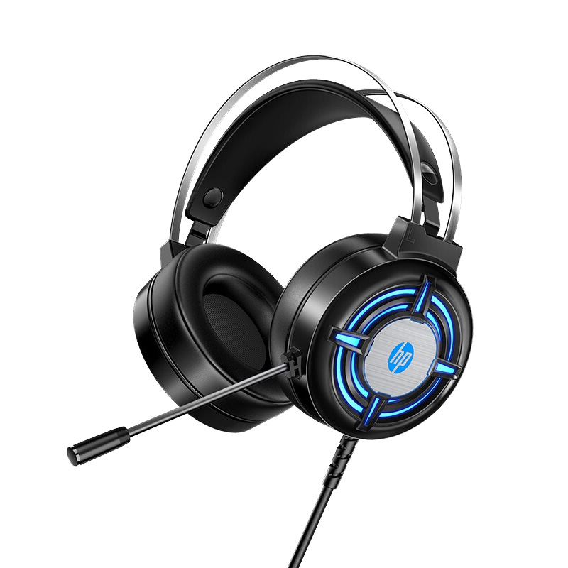 Проводные наушники HP с микрофоном, multicolor, легкие, высокая четкость звука, универсальная совместимость