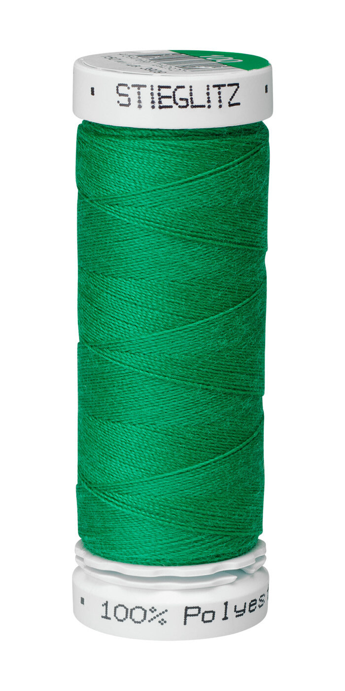 Нитки швейные Stieglitz30 50м, пигментный зеленый (3909)