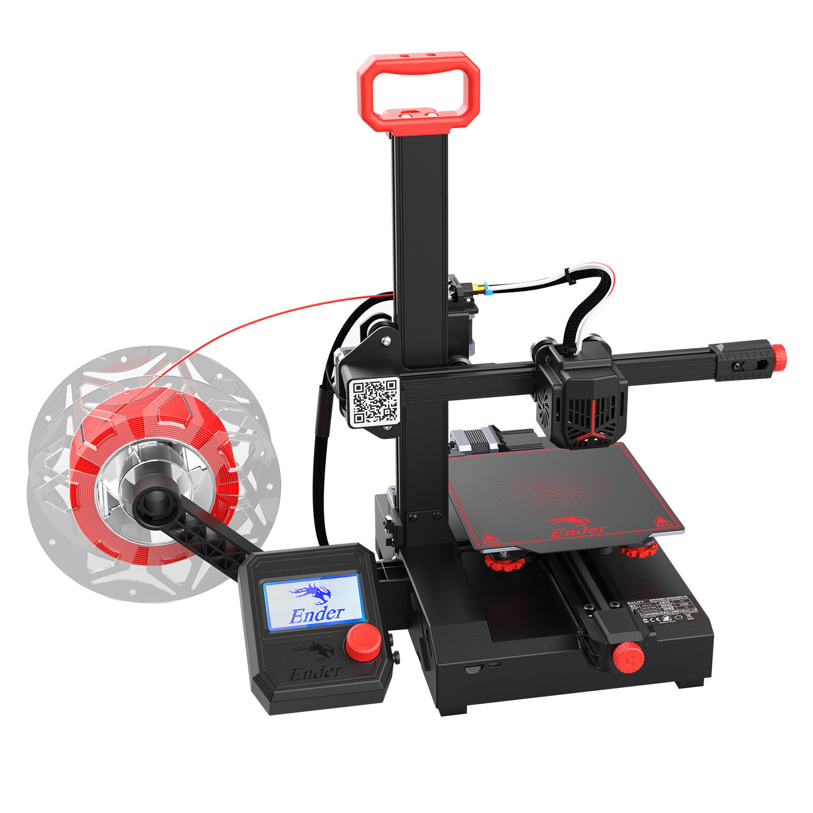 Creality -2 Pro 3D Printer Kit All Metal Desktop DIY 3D Printing 165*165*180mm 6.49*6.49*7inch Build Size Portable with Handle Tool Box EU Plug 110/240V FDM 0.1-0.4mm Layer Thickness PLA/TPU/PETG 1.75mm Filament MAC WindowsXP/7/8/10 Simplify3d/Cura