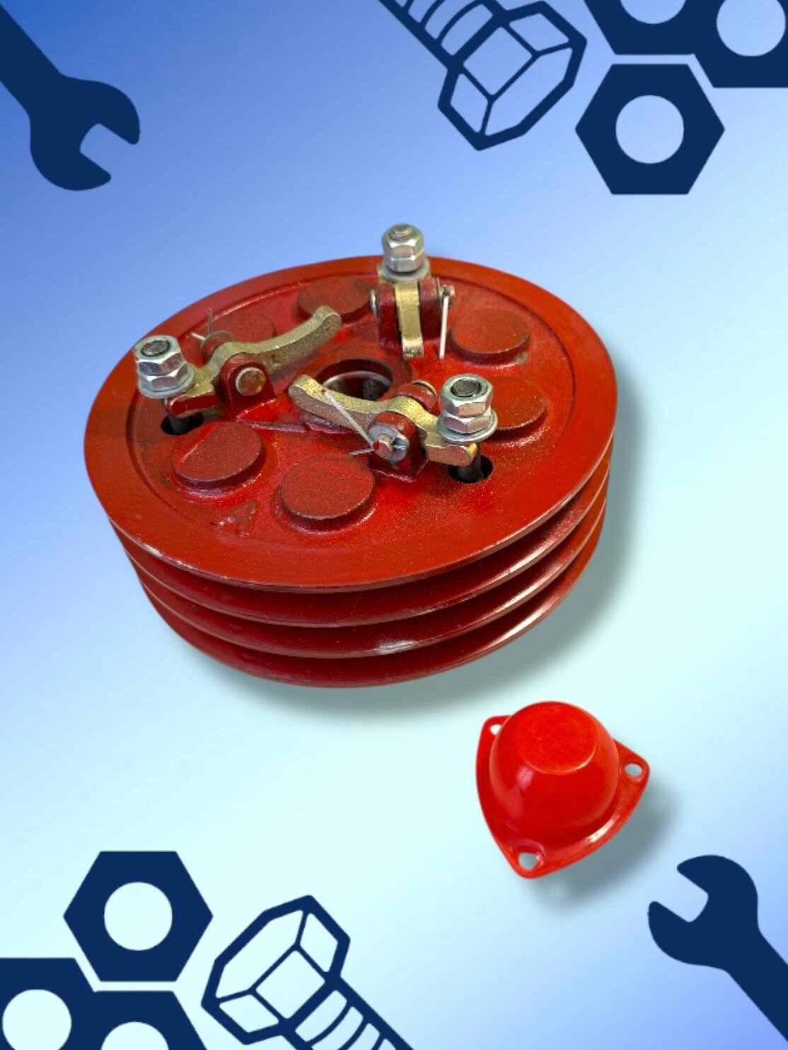 Сцепление в сборе 3 ручья на мотоблок и минитрактор