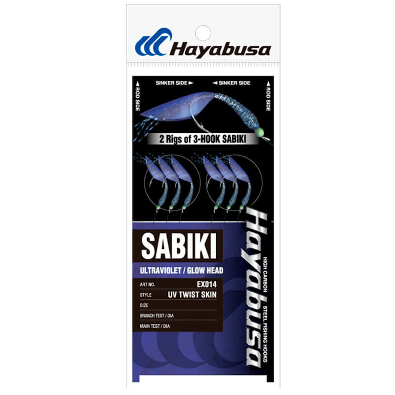 Сабики Hayabusa EX014 3hooks #4 UV Twist Skin