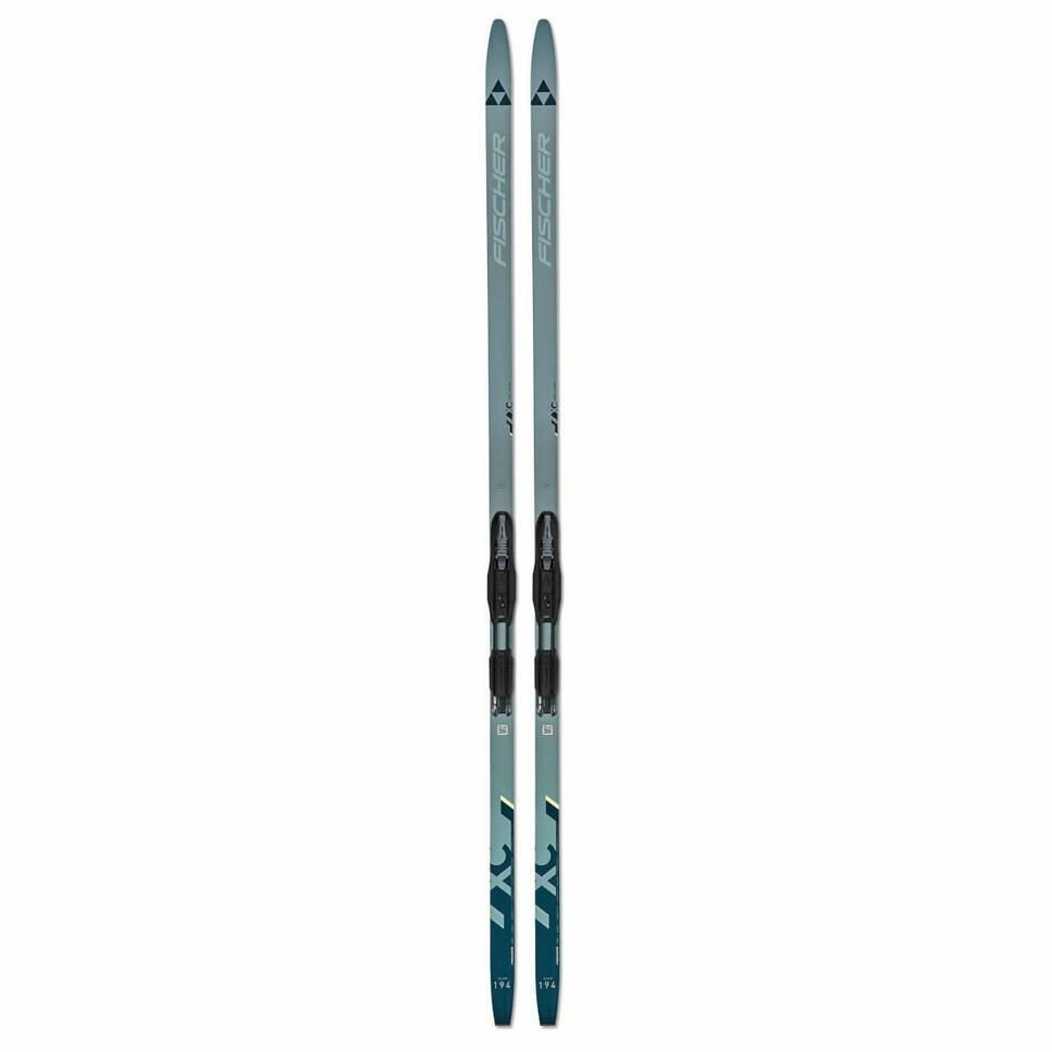 Decathlon Беговые лыжи Fischer Fibre Crown EF + крепления Nordic Tour Step-In IFP 204 см