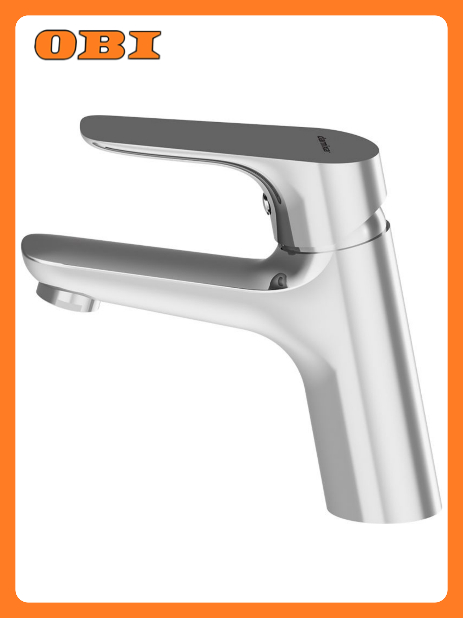 Смеситель для раковины 10х11х52, рычажное управление, керамический картридж