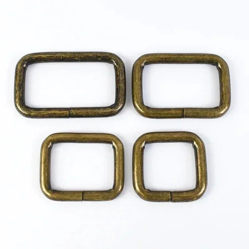 10/20 шт. 16-50 мм металлическая пряжка для сумки с кольцом для швейного ремня, лямки, трехскользящая застежка-слайдер, брелок для ремня, петля, крючок, аксессуары для самостоятельного изготовления