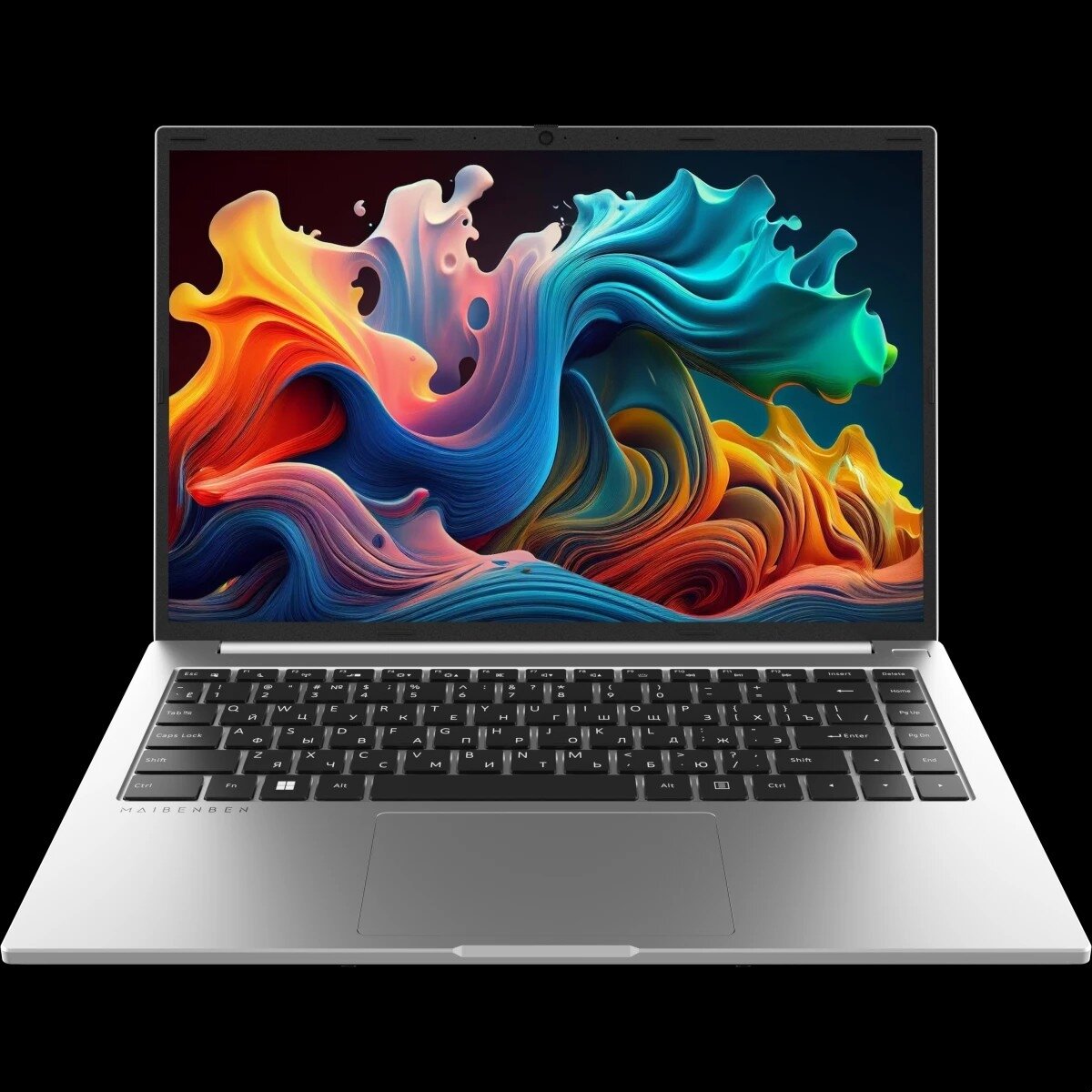 Ноутбук Maibenben S14B-R560UM S14B-R560UMFQSLSRE0 Silver 14.5" QHD 3072x1920 R5-6600H/ 16Gb/ 512Gb SSD/ Linux
