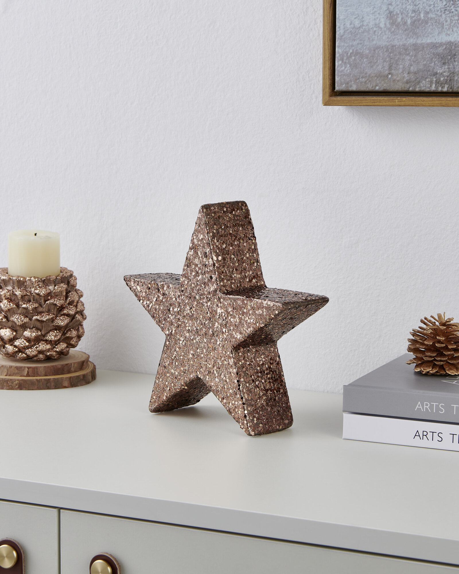 Фигурка декоративная EGLO CATACOL, глиняная, бронзовая, 18.5x20х5.3 см