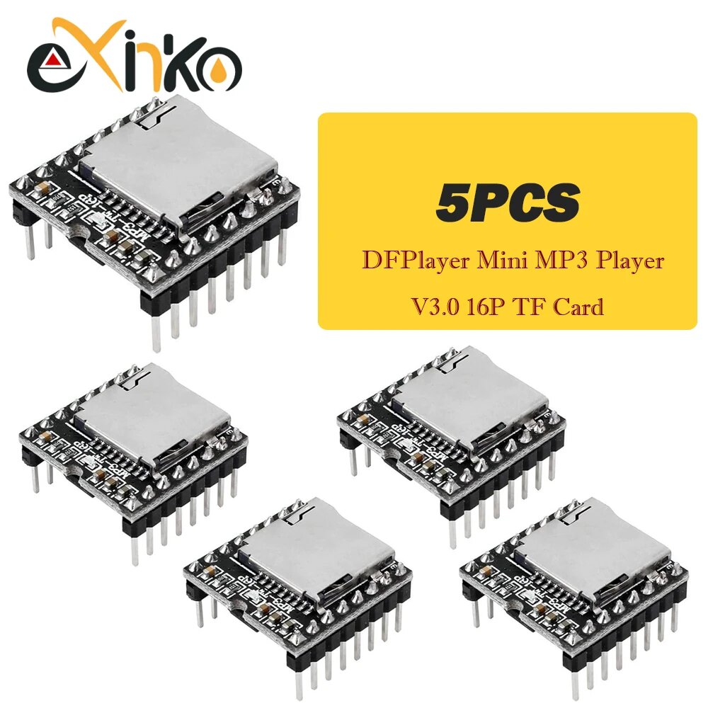 DFPlayer Mini MP3 Плеер V3.0, 10PCS — фото 1