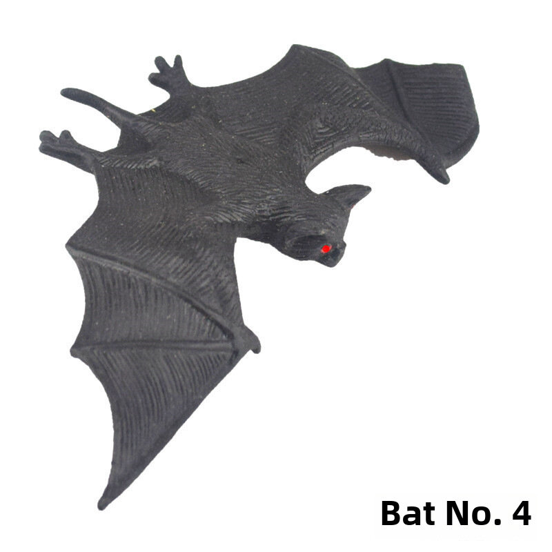 Игрушка-имитация летучей мыши для Хэллоуина Trick Person Spoof Oversized Bat Simulation Scary Animal Rubber Bat прямая продажа (Летучая мышь № 4)