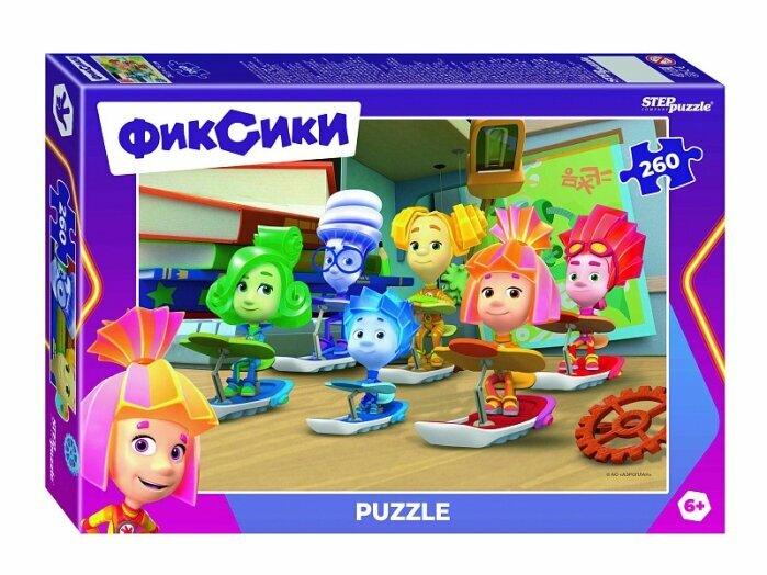 Пазлы Step Puzzle 260 элементов, "Фиксики, Новый сезон" Аэроплан