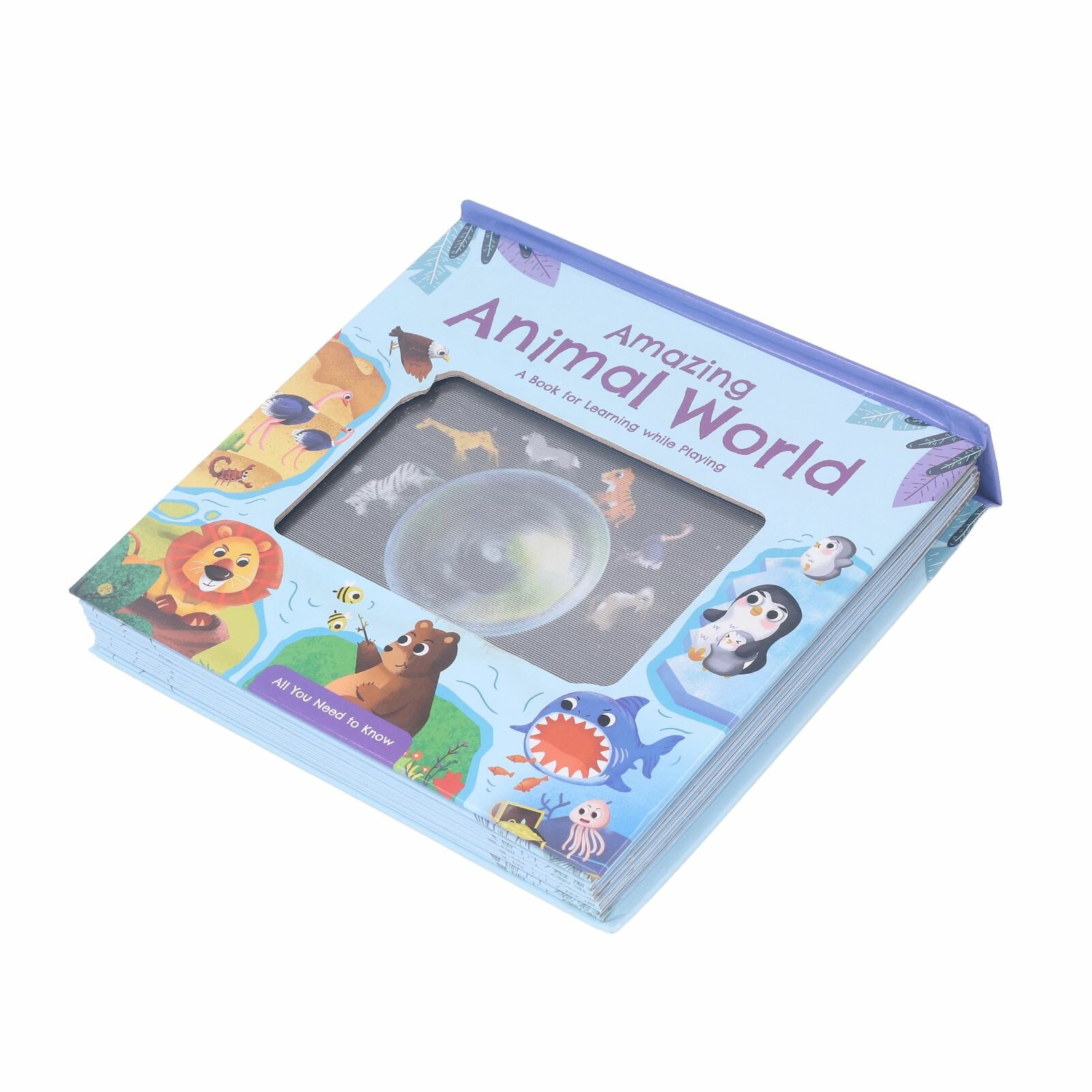 3D энциклопедия о животных, развивает когнитивные способности, книга с трехмерными иллюстрациями