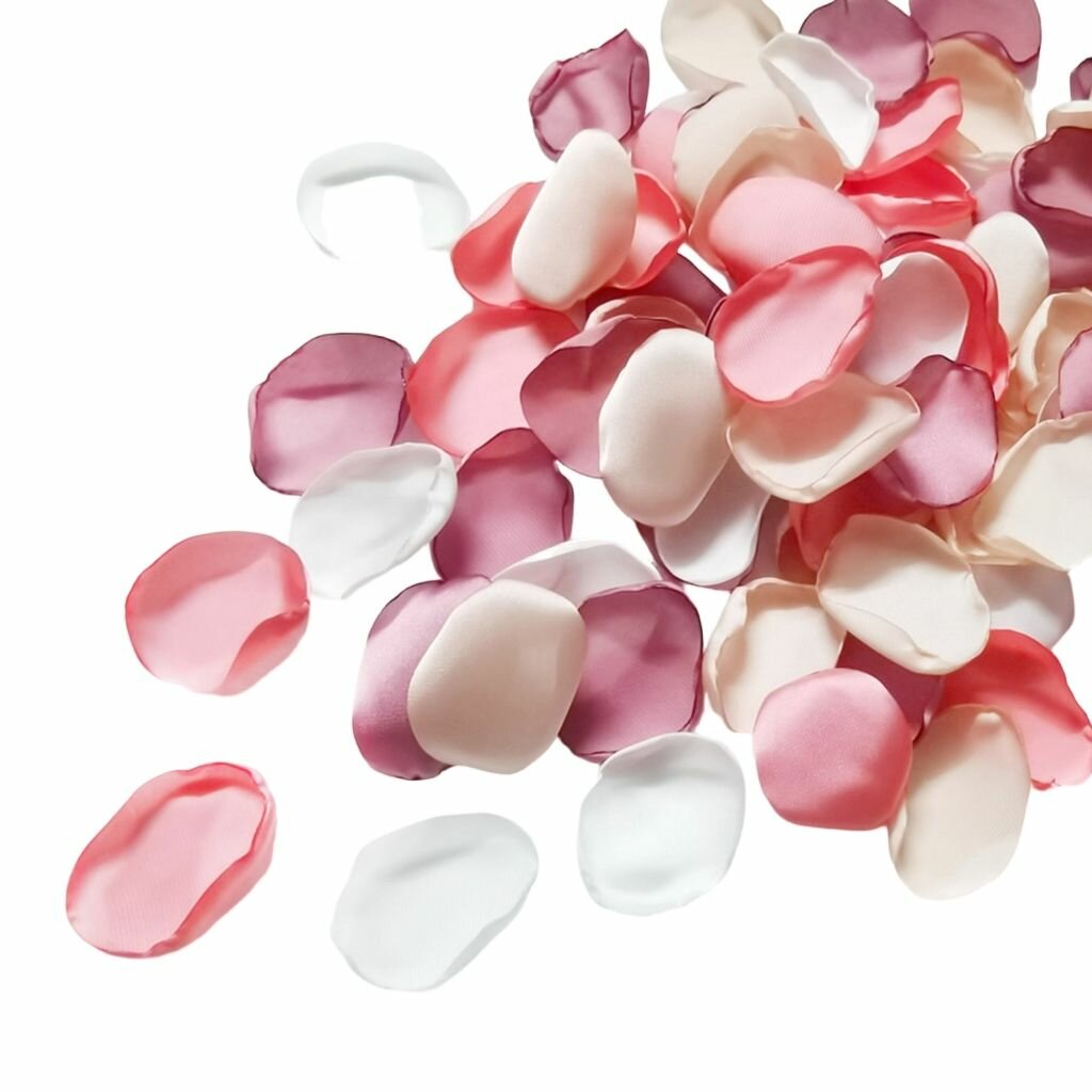 Искусственные лепестки роз для свадьбы