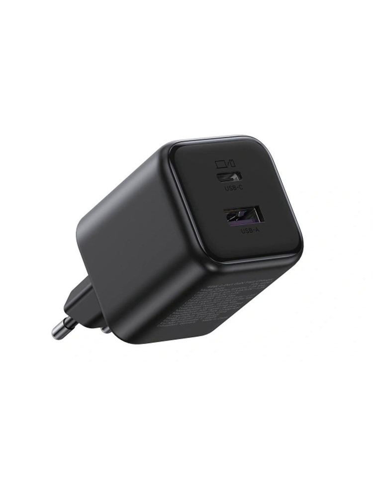 UGREEN Сетевое зарядное устройство UGREEN X525 (65057) 45W USB-C + USB-A GaN Fast Charger EU черный