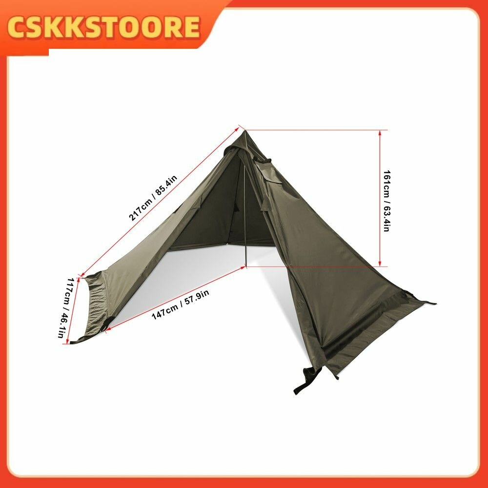 Кемпинговая палатка TOMSHOO с домкратом для печки, вигвам, для семьи.