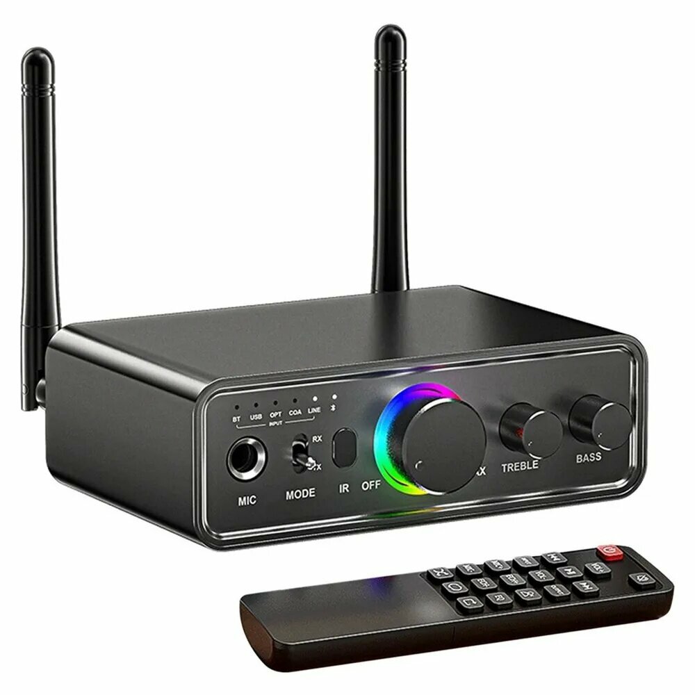 Беспроводной аудиоадаптер Bluetooth 5.3 с передатчиком и приемником 2-в-1