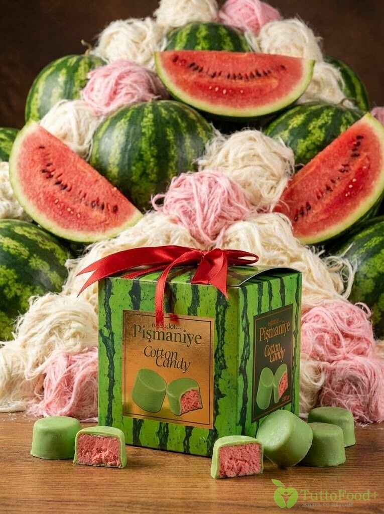 Конфеты HAJABDOLLAH из пишмание со вкусом арбуза во фруктовой глазури 300г