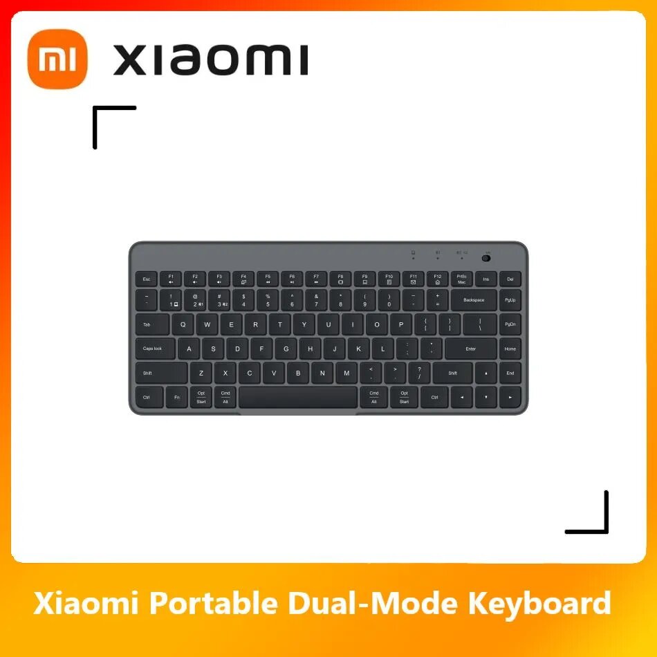 Xiaomi Игровая клавиатура беспроводная , Английская раскладка, темно-серый