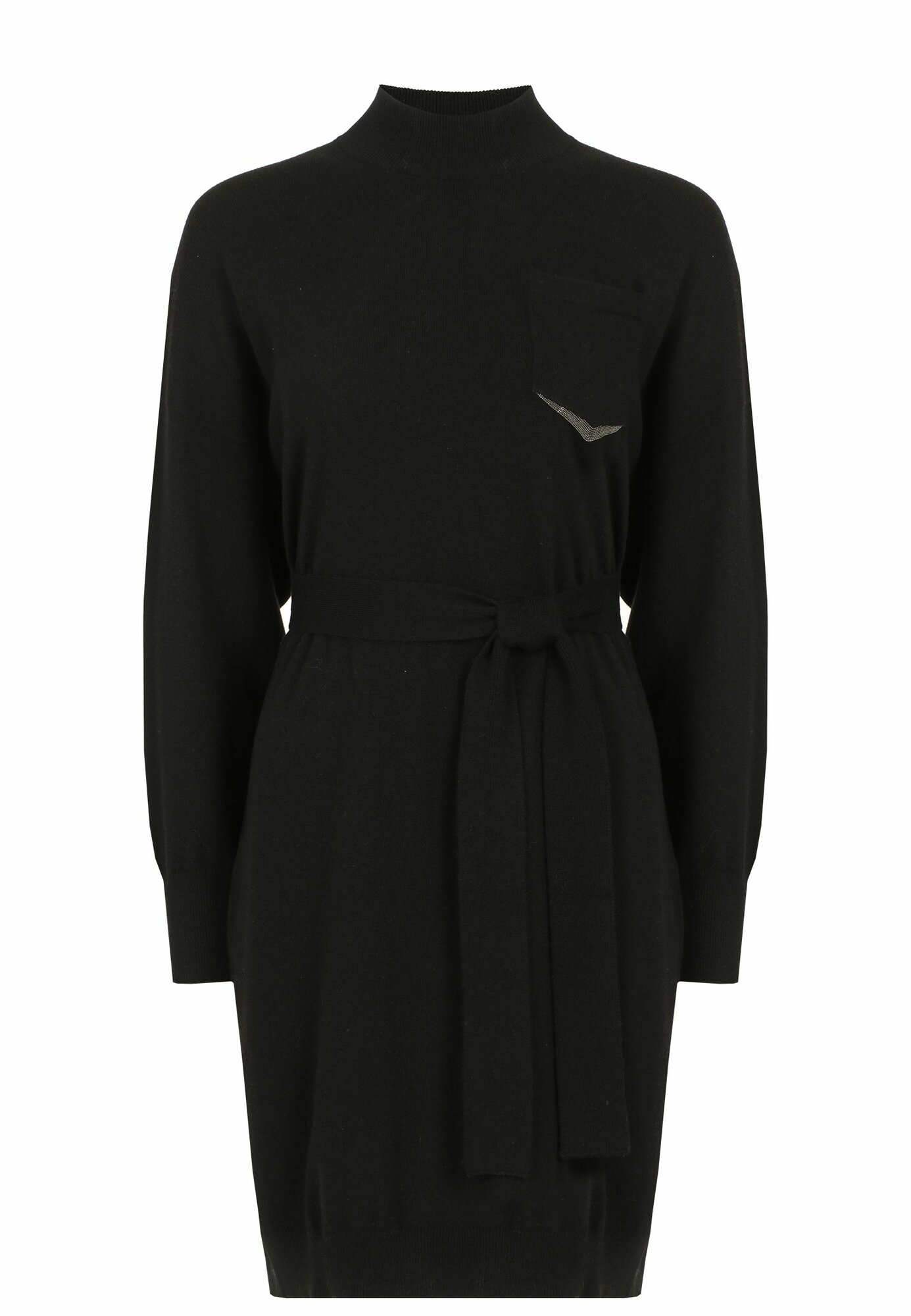Миди-платье из кашемира (черный / 44)