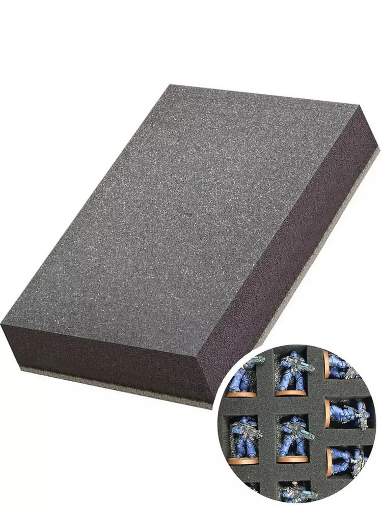 Трей Orks Workshop (ложемент) 300x200x35 мм - Органайзер для миниатюр и аксессуаров, прочный пластик