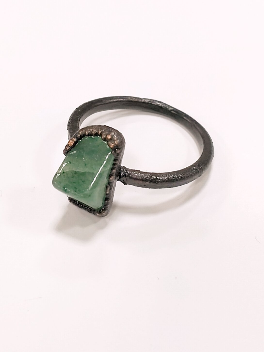 Кольцо помолвочное, авантюрин