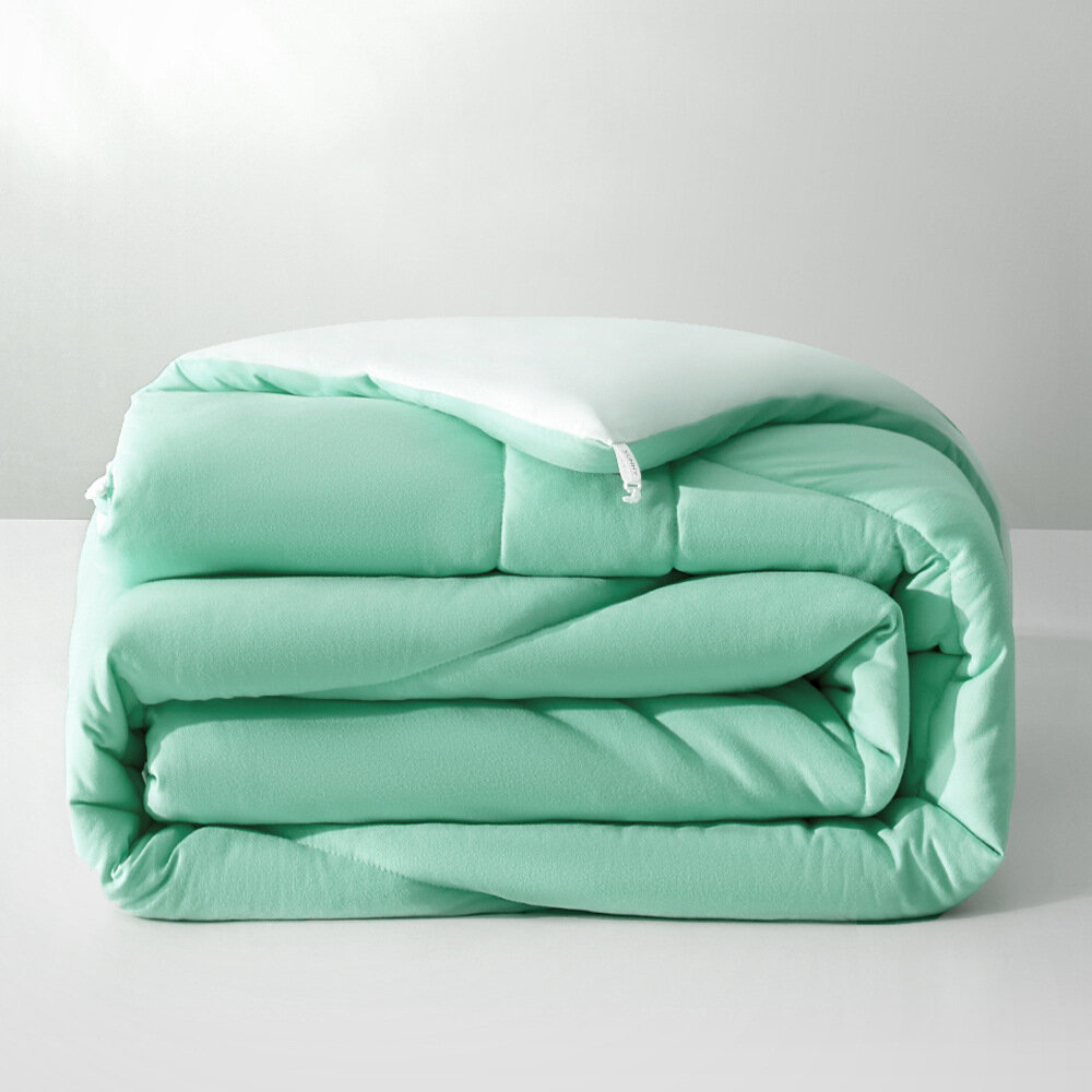 Одеяло Yunnuoer можно мыть водой Зеленый манго зеленый [ткань Юннуоэр]_200*230см【Летнее одеяло около 1.8kg】