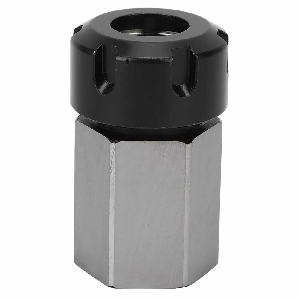 Шестигранный цанговый патрон, серебристый, углеродистая сталь, высокопрочный держатель инструмента для токарного станка с ЧПУ ER25/32/40ER25