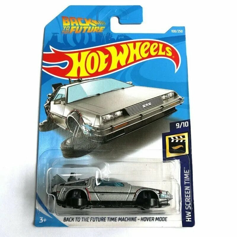Машинка Mattel Hot Wheels 2019 C4982 Back To The Future Time Machine Hover Mode