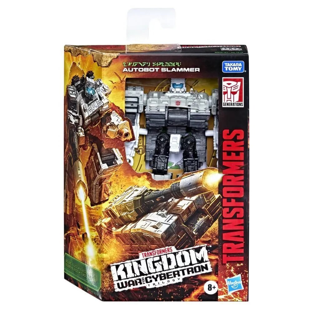 Трансформеры игрушки Hasbro Transformers Kingdom War For Cybertron Trilogy WFC-K33 Autobot Slammer 14cm F0683