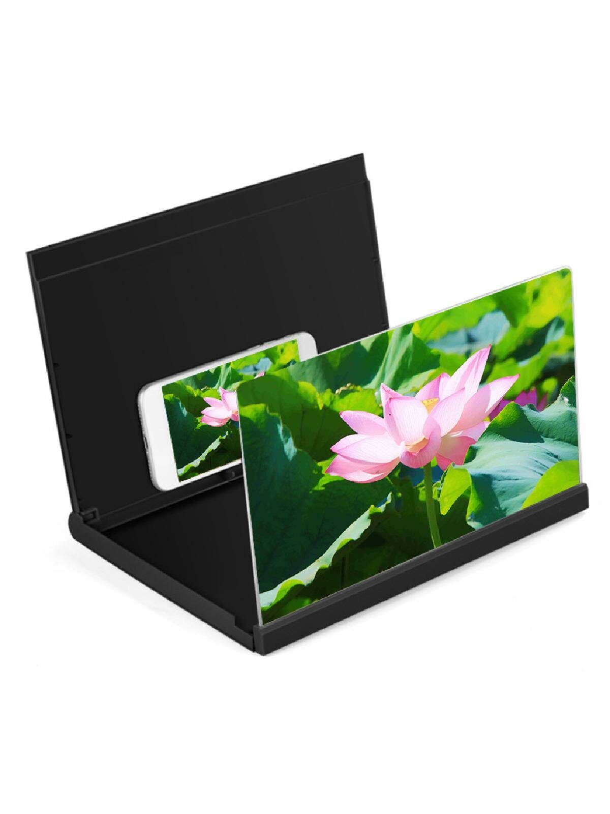 Экранная видеолупа Складная Увеличенная База проектора с киноусилителем Портативная