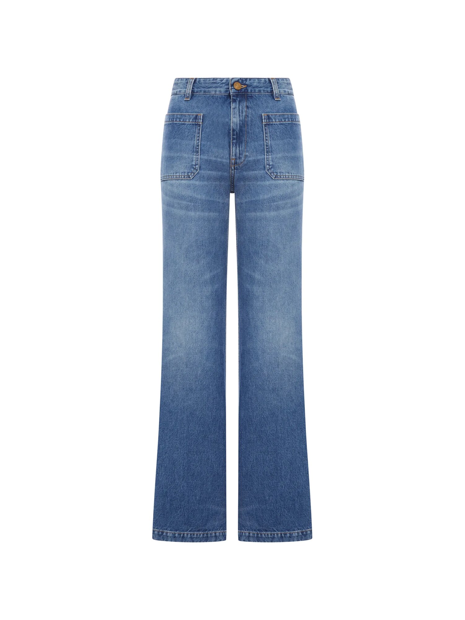 Джинсы Patch-pocket flared jeans 