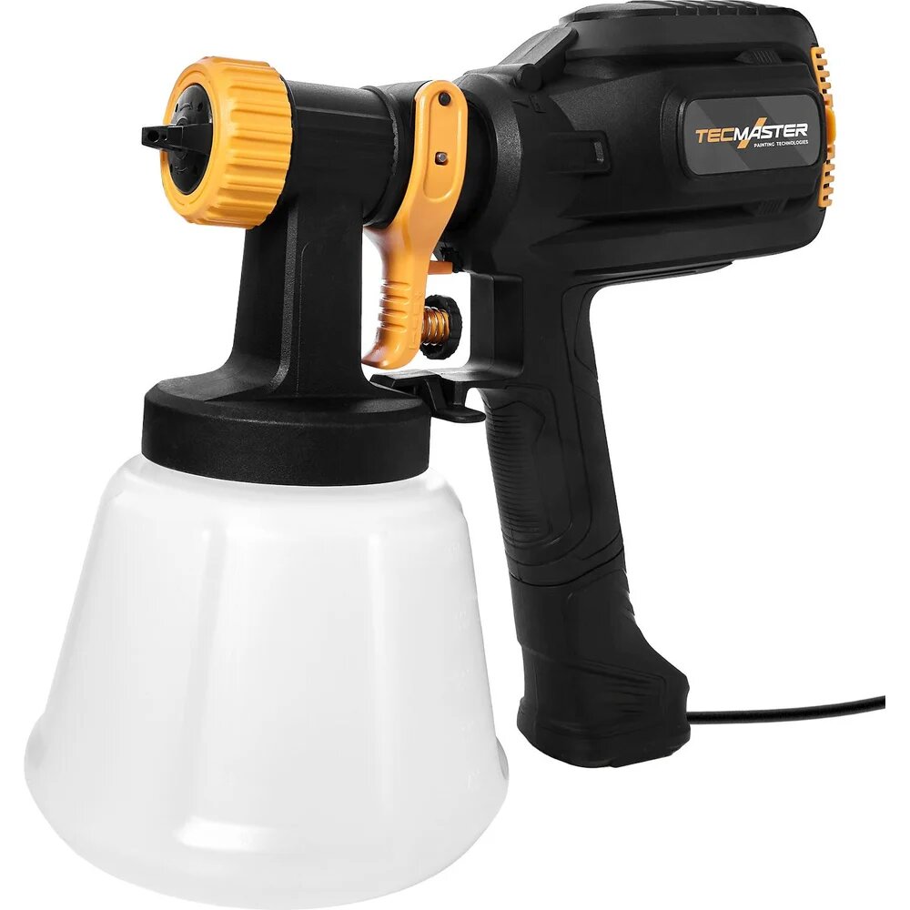 Краскораспылитель электрический TECMASTER T 700 DIY 1025700, пластиковое сопло, встроенный воздушный компрессор