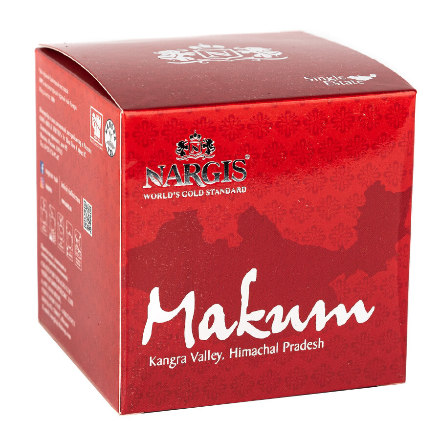 Чай чёрный индийский ТМ "Наргис" - Кангра Makum, картон, 100 гр.