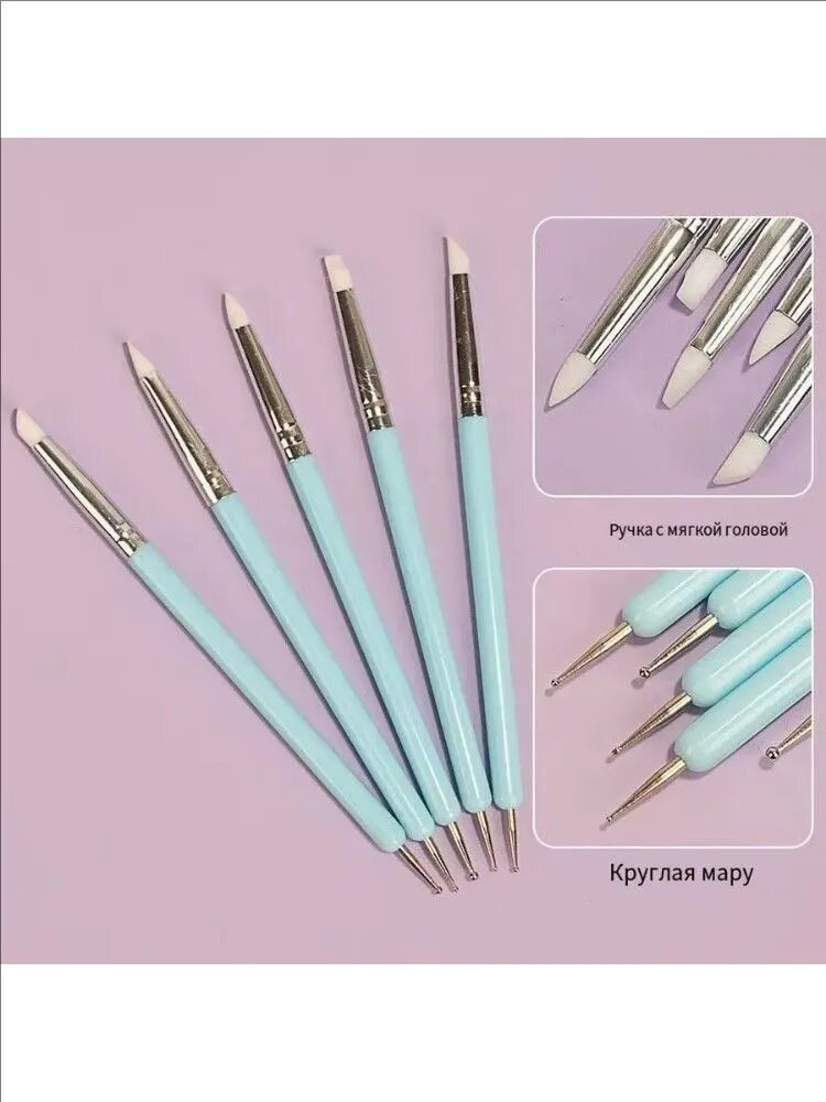 Набор кистей для рисования, 5 шт.