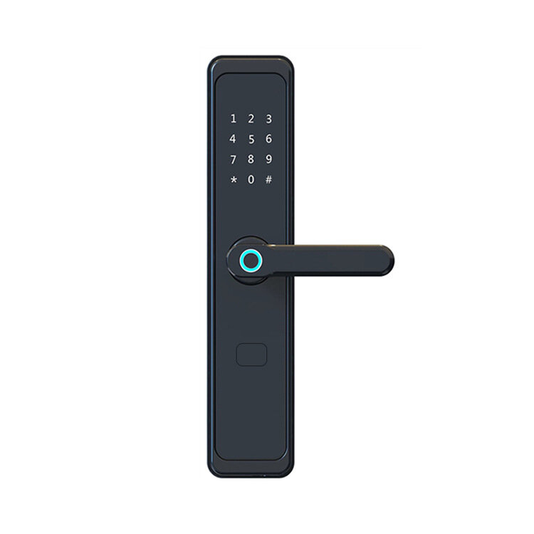 Умный замок с супер SIM-картой, NFC, отпечатком пальца, паролем, подключенный замок, умный дверной замок, вторичная разработка, док-замок для двери