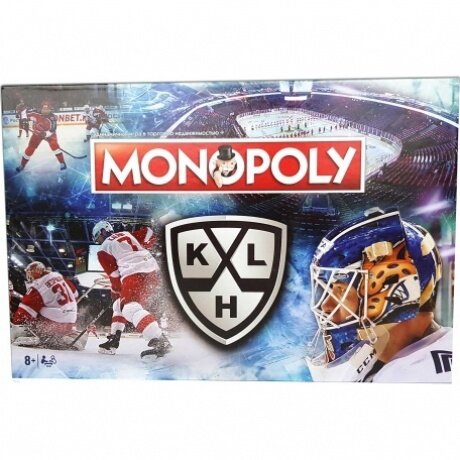 Настольная игра "Монополия КХЛ (KHL)" арт. С56221210/Z02651210/Z04891210