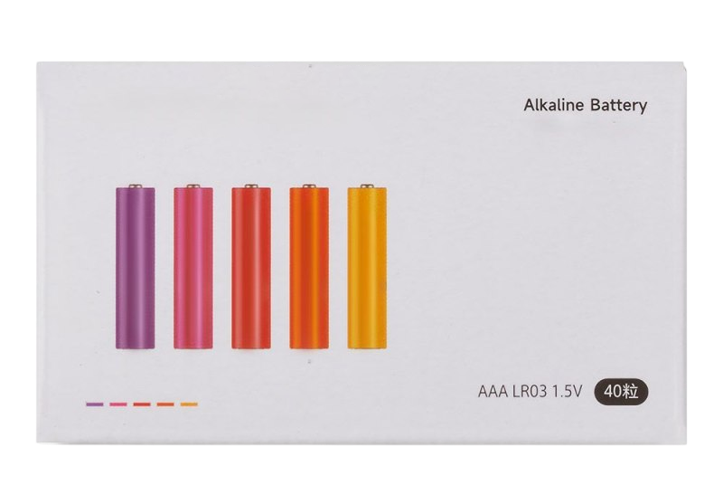 Батарейки алкалиновые Xiaomi CUKTECH LR03 1.5V тип AAA 40 шт. AA740 (цветные)