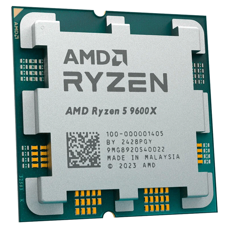 Процессор AMD Ryzen 5 9600X (APU AM5, Granite Ridge AM5, 6C/12T, 3.9/5.4GHz, 32MB, 65W, Radeon Graphics), 100-000001405, OEM