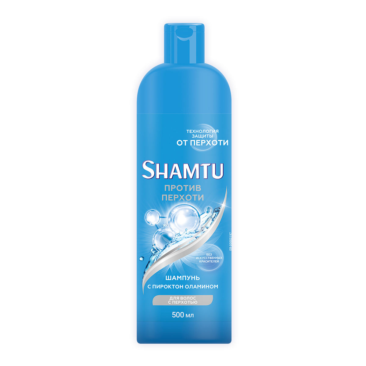 SHAMTU Шампунь для волос женский от перхоти с пироктон оламином, 500 мл