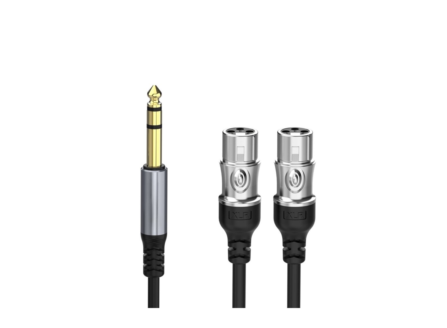 Кабель переходник 2*XLR (F) – Jack 6.3 (M) Premium 1.8 метра S1304