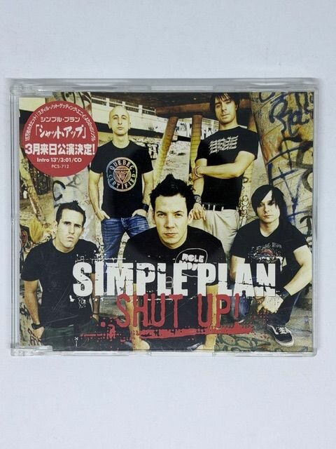 Музыкальный диск Simple Plan-Shut Up! (CD, JAPAN) '04 MINT PROMO