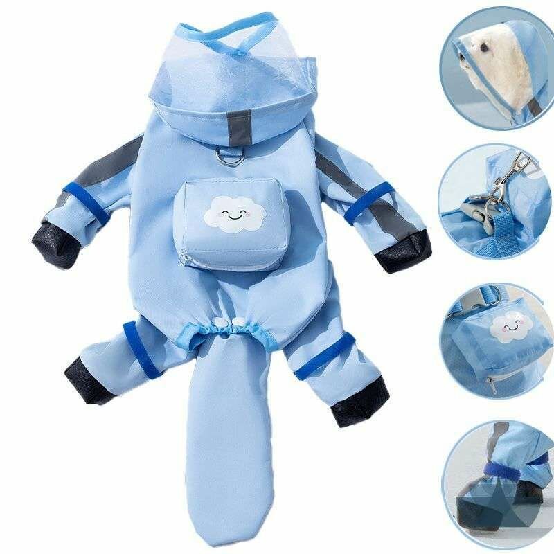 Комбинезон для собак мелких пород плащ для собак плащ для кота