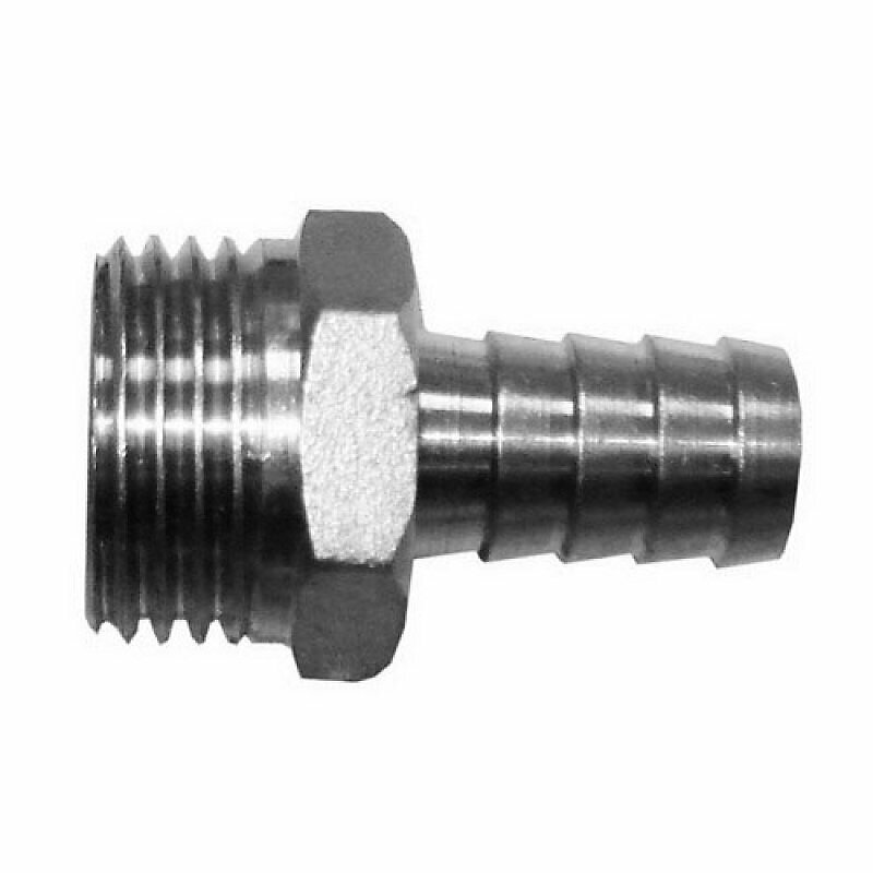 Штуцер под шланг AQUAFIT 3/4"-20 мм, латунный (14412)