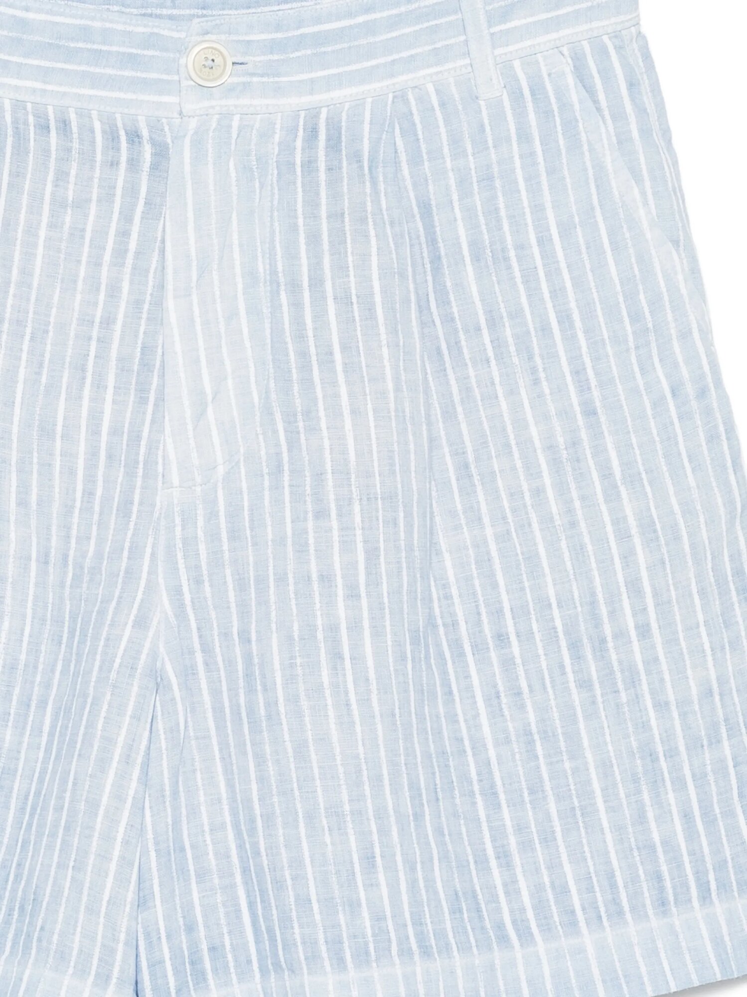 Шорты 120% LINO Vertical-stripe pleated shorts, размер 38 — фото 1