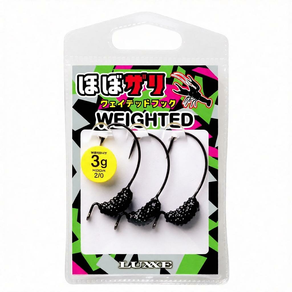 Офсетные крючки с огрузкой Gamakatsu Hobozari WTD-Hook, 3 г, №2/0