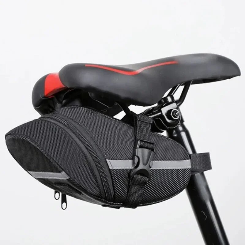 Водонепроницаемая сумка на заднее колесо Джую из нейлона Черный, Black Bike Tail Bag