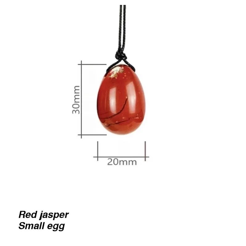 Яйцо Йони из красной яшмы ZCGF 1 Small egg