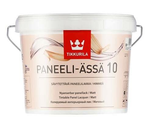 Краска Tikkurila Paneeli Assa 10, 2.7 л, для внутренних работ